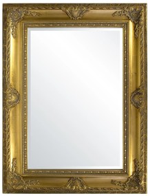 Zlaté zrcadlo s výrazným zdobením 120 cm 47581