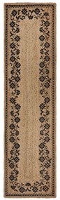 Hans Home | Běhoun Printed Jute Maisie Natural/Black