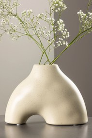 Váza Kento, šedá, 21x8x15