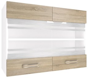 Kuchyňská skříňka Belini horní 80 cm dub sonoma  TOR SGW80/2/WT/DS/0/F