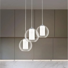 Eglo 92762 - Lustr na lanku BOLSANO 3xE27/60W