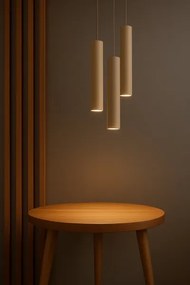 Brilagi - Lustr na lanku TUBE 3xGU10/15W/230V béžová/zlatá
