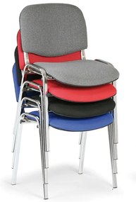 Antares Konferenční židle VIVA, chromované nohy, červená