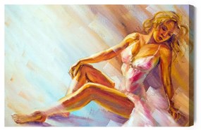 Obraz Malovaná Baletka Nedostatek Nedostatek Plátno Canvas 90x60