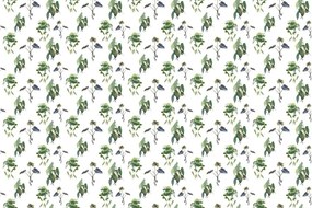 Samolepící tapeta půvabné zelené listy - 75x1000 cm