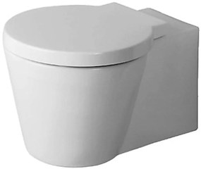 Duravit Starck 1 - Závěsné WC, WonderGliss, bílá 02100900641