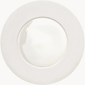 Sada talířů z kostního porcelánu Cross White, 6 dílů
