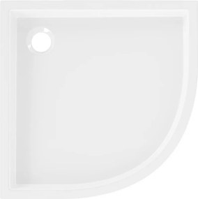 Mexen Flow+ sprchová vanička půlkruhová 80 x 80 cm, bílý lesk - 46Q108080H