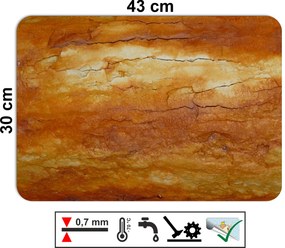 PokojovaDekorace.cz, Prostírání rezavý kov - 656, 43x30cm