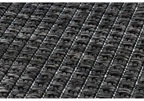 Kusový koberec Duhra černý 60x300cm