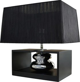 Designová stolní lampa Kamaria 35 cm černá