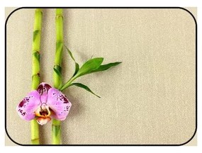 Prostírání  na korku - Orchidei růžová