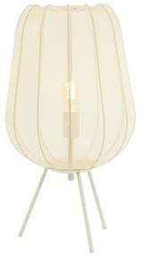 Krémová stolní lampa (výška 60 cm) Plumeria – Light &amp; Living