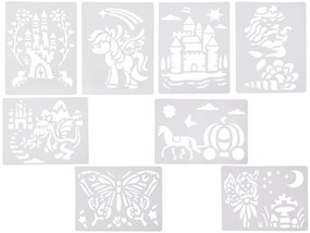 JOKO Kreativní výtvarná sada – růžová, s pumpičkou, fixy a šablonami