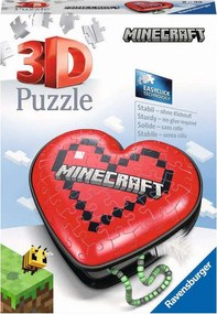 RAVENSBURGER Puzzle 3D šperkovnice Srdce 54 dílků plast 2411285