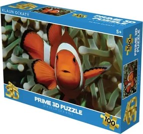 Puzzle 3D Klaun očkatý / 100 dílků / 31 x 23 cm / od 5 let