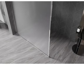 Mexen, Mexen Kioto-XF sprchová stěna s rámem 80 x 202 cm, 10 mm mráz, chrom - 800-080-104-01-30-X