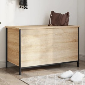 Úložná lavice dub sonoma 80 x 42,5 x 50 cm kompozitní dřevo - Default Title