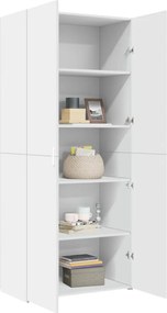 Skříň highboard bílá 80 x 42,5 x 185 cm kompozitní dřevo 3281434