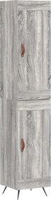 Skříň highboard šedá sonoma 34,5 x 34 x 180 cm kompozitní dřevo 3200431