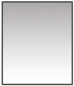 Intedoor Centino Zrcadlo s integrovaným LED osvětlením, v hliníkovém rámu černá - 60 x 70 cm CE ZS 60B