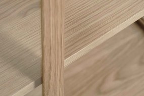 Designová vitrína Dallan 190 cm přírodní dub