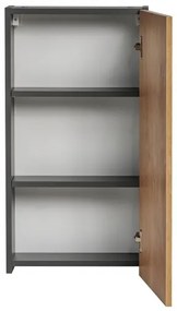 Koupelnová skříňka MONAKO šedá 830, horní