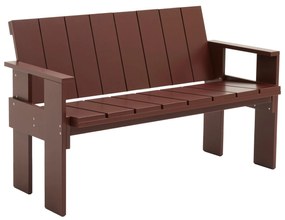 HAY Zahradní lavice Crate Dining Bench, Iron Red