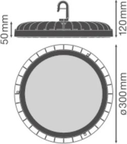 LED svítidlo LEDVANCE High Bay Value 225W 27000lm 4000K IP65
