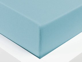 XPOSE® Jersey  prostěradlo Exclusive  - světle modré 90x200 cm