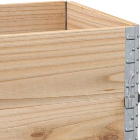 Zahradní truhlík 100 x 50 cm masivní borové dřevo 3295427