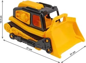 TEDDIES Buldozer / Plast / Na volný chod / 30 cm / 2+