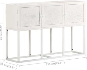 Příborník 115 x 30 x 76 cm masivní mangovníkové dřevo 323582