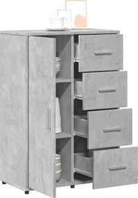 Příborníky 2 ks betonově šedé 60 x 31 x 84 cm kompozitní dřevo 3276591