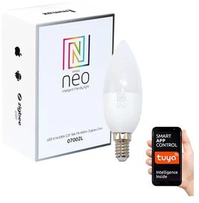 Immax LED žárovka Neo E14 5W LED žárovka, E14, 230V, C37, 5W, teplá bílá, stmívatelná, 440lm