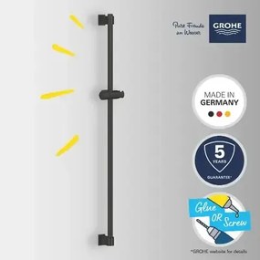 Grohe Vitalio Universal - Sprchová tyč 90 cm matná černá