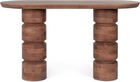 Konzolový stolek z mangového dřeva v tmavě přírodní barvě 45x130 cm Cortez – Bizzotto