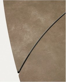 Rozkládací jídelní stůl s přídavnou deskou s keramickou deskou 100x130 cm Yodalia – Kave Home