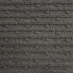 Eurofirany Přehoz na postel z mikrovlákna 200x220 steel soft Lisa s reliéfním pruhovaným vzorem D91