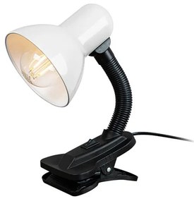 Lampa na klip BLOW LB-08 White - rozbaleno - natržený/poškozený obal