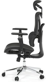 Kancelářská židle, synchronní mechanismus, černá síťovina, KA-B2363 BK – Barva (vyberte): černá (78 x 68) cm Šedá