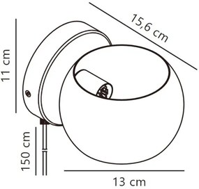 Nordlux - Nastavitelné nástěnné bodové svítidlo BELIR 1xG9/5W/230V béžová