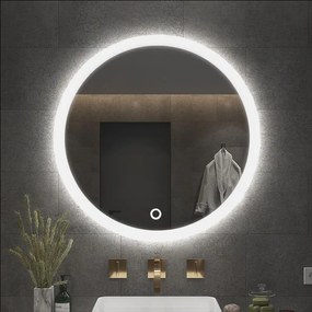 Tutumi, kulaté LED koupelnové zrcadlo 50cm FFJ50, HOM-02836