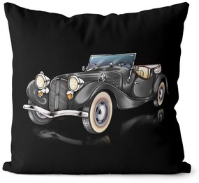 Polštář Aero 50 Roadster Black (Velikost: 55 x 55 cm)