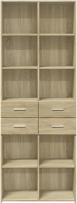 Skříň highboard dub sonoma 70 x 42,5 x 185 cm kompozitní dřevo 3281464