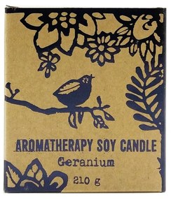 Aromaterapeutická svíčka s dřevěným knotem Muškát