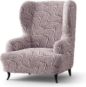 Bielastické potahy BRILLANTE hnědé křeslo ušák (š. 60 - 110 cm)