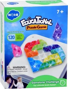 HOLA Hlavolamová hra Diamanty / Logická hra / 120 zadání