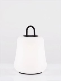 NV 9002877 Venkovní stolní lampa JIGRA černý hliník a akryl LED 2W 3000K 3,7V 339st. IP54 vypínač na těle / USB kabel - NOVA LUCE