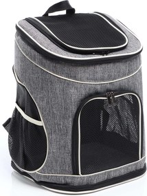 Batoh fudajo – 32 × 27 × 40 cm, 6 kg, černá / šedá (63421)